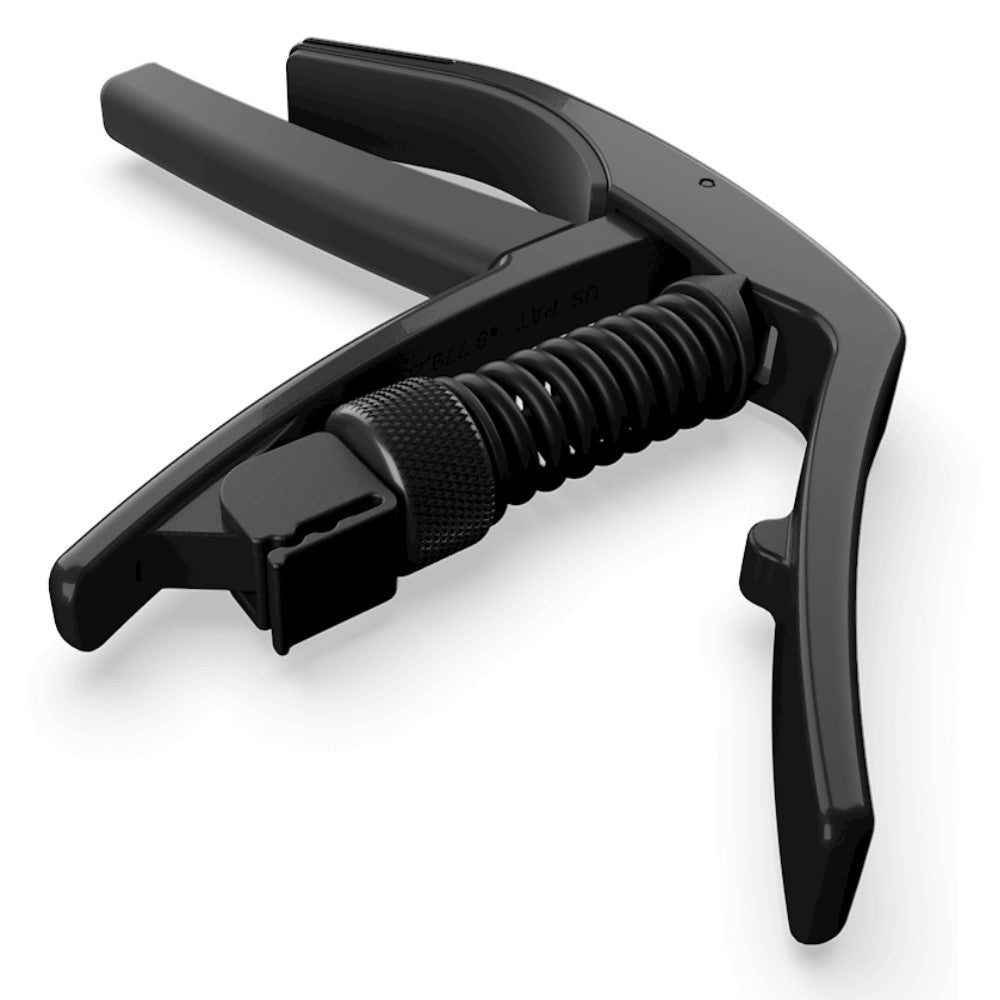 D’Addario PW-CP-10 Artist Capo, Adjustable Tension, Black – Mahogany Music