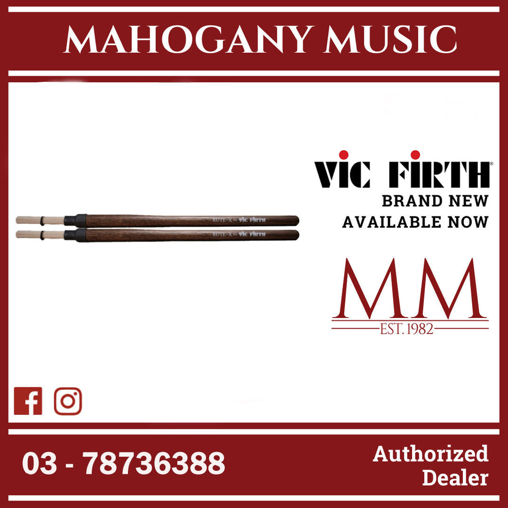 Vic Firth RXL Rute-X Light Gauge – Mahogany Music