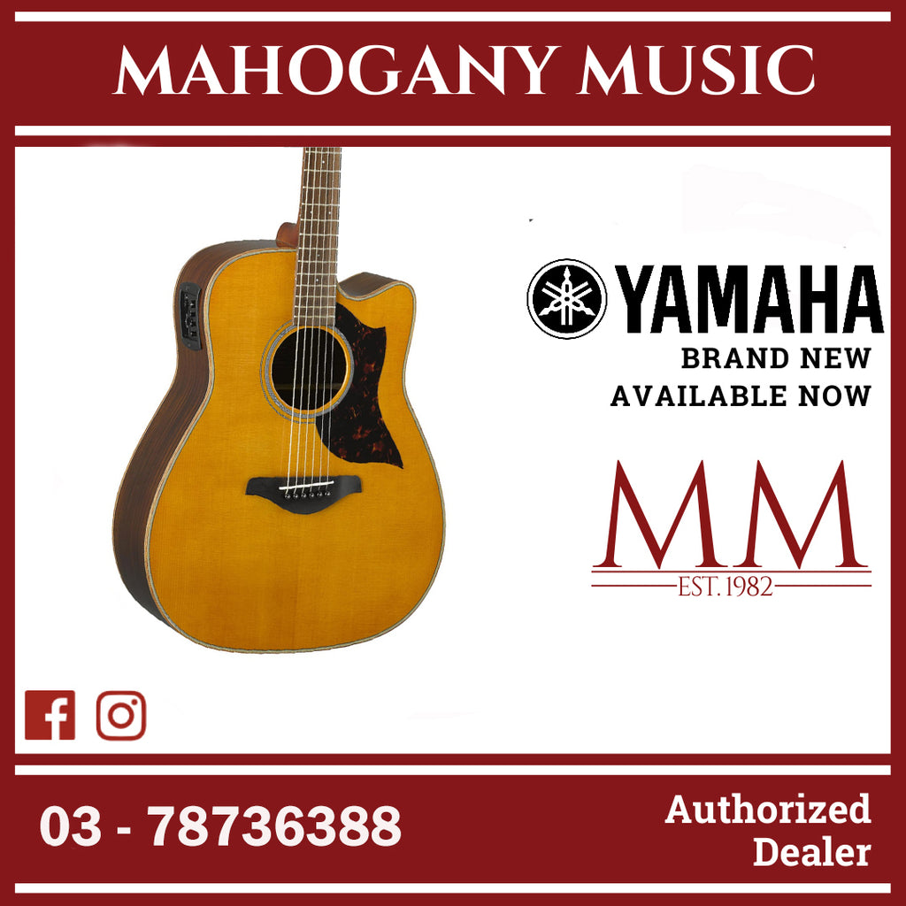 Yamaha A1R VN 2 Vintage Natural Acoustic Guitar – Mahogany Music