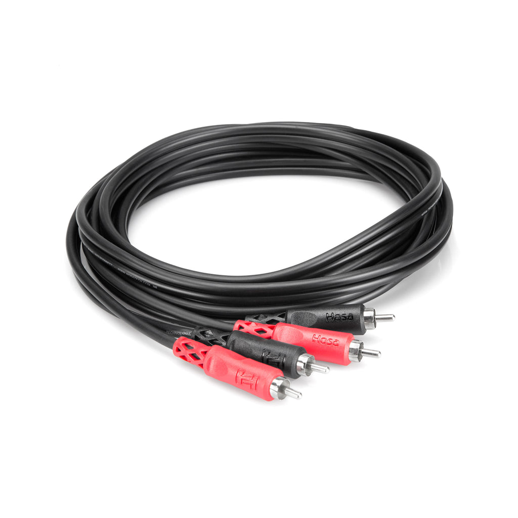 Hosa RCA-202 Dual RCA - RCA 2m – Mahogany Music