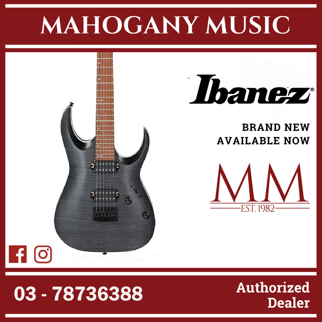 Ibanez RGA42FM-TGF RGA Standard Series Electric Guitar, Transparent Gr – Mahogany Music