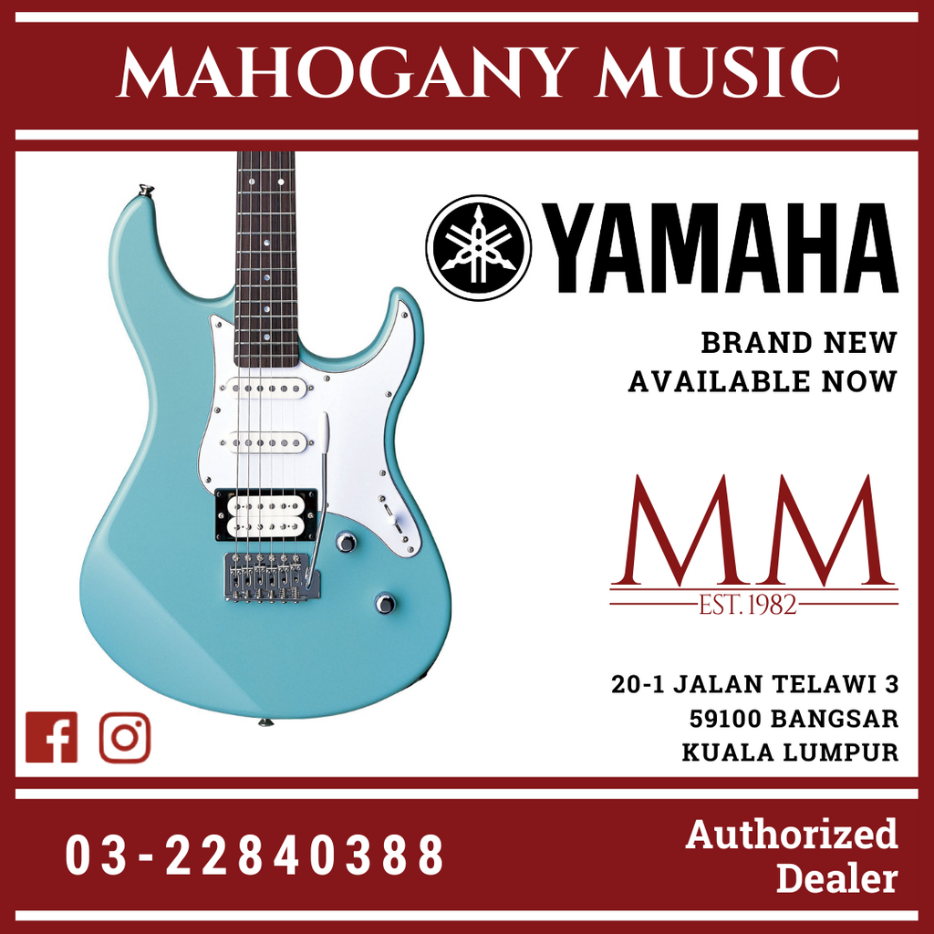 Yamaha PAC112V Pacifica Electric Guitar - Sonic Blue – Mahogany Music