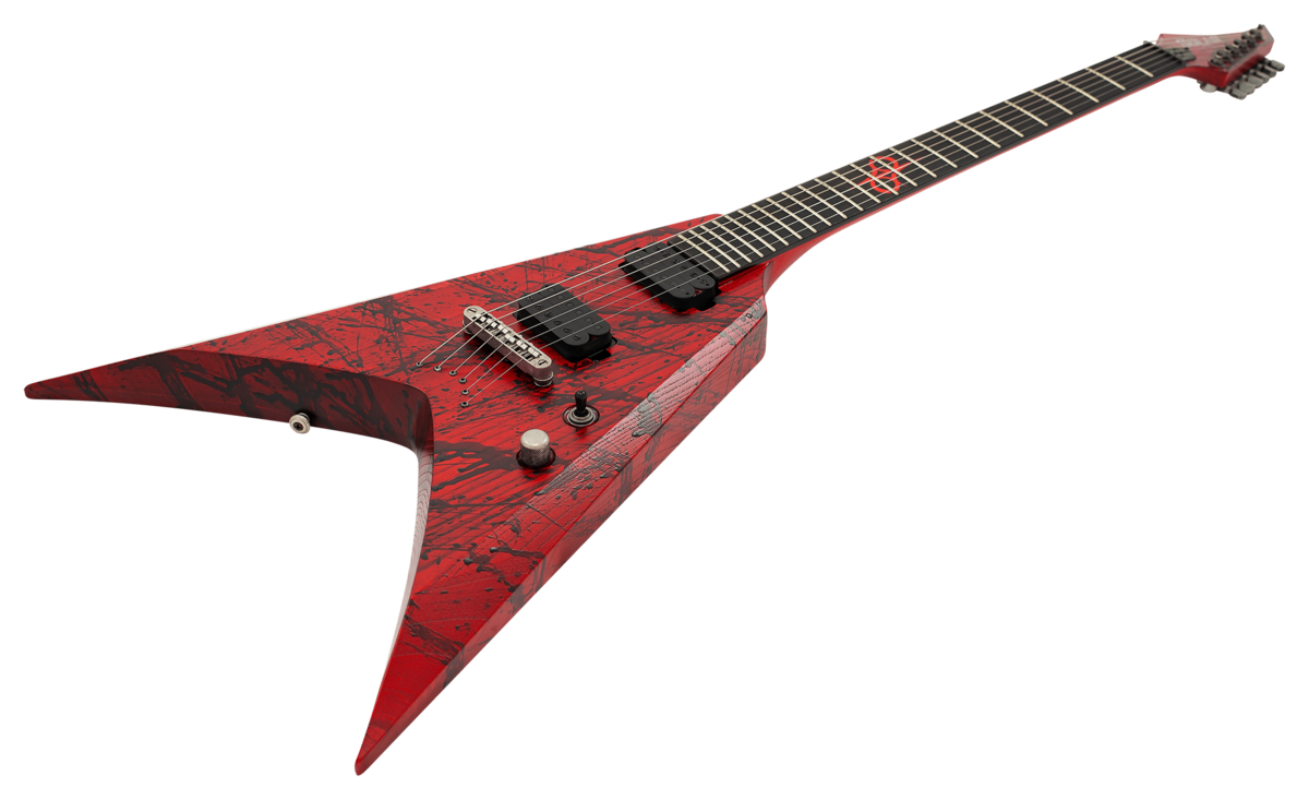 Solar V2.6Canibalismo+ Blood Red Electric Guitar – Mahogany Music