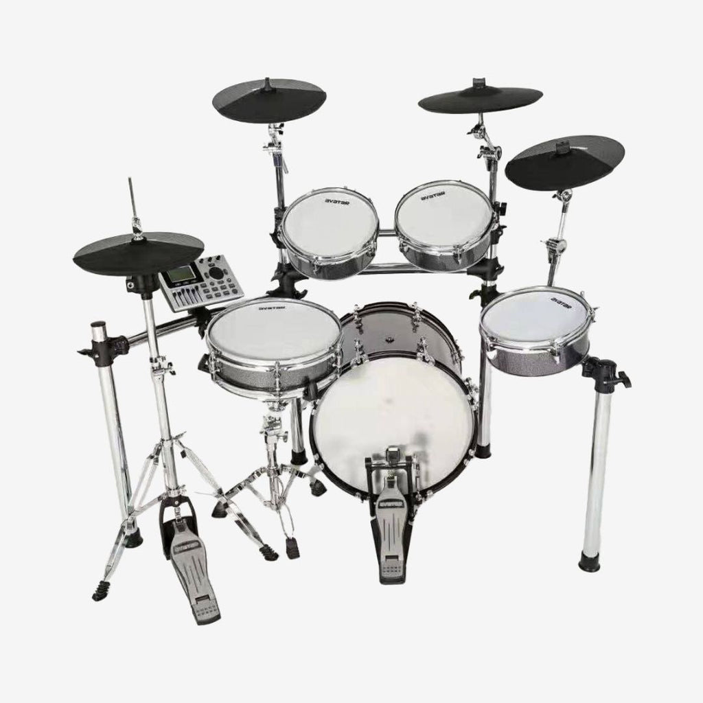 Avatar A71 9-Piece Mesh Kit Electric Drum Set with Shell (5pcs Drum Pa ...