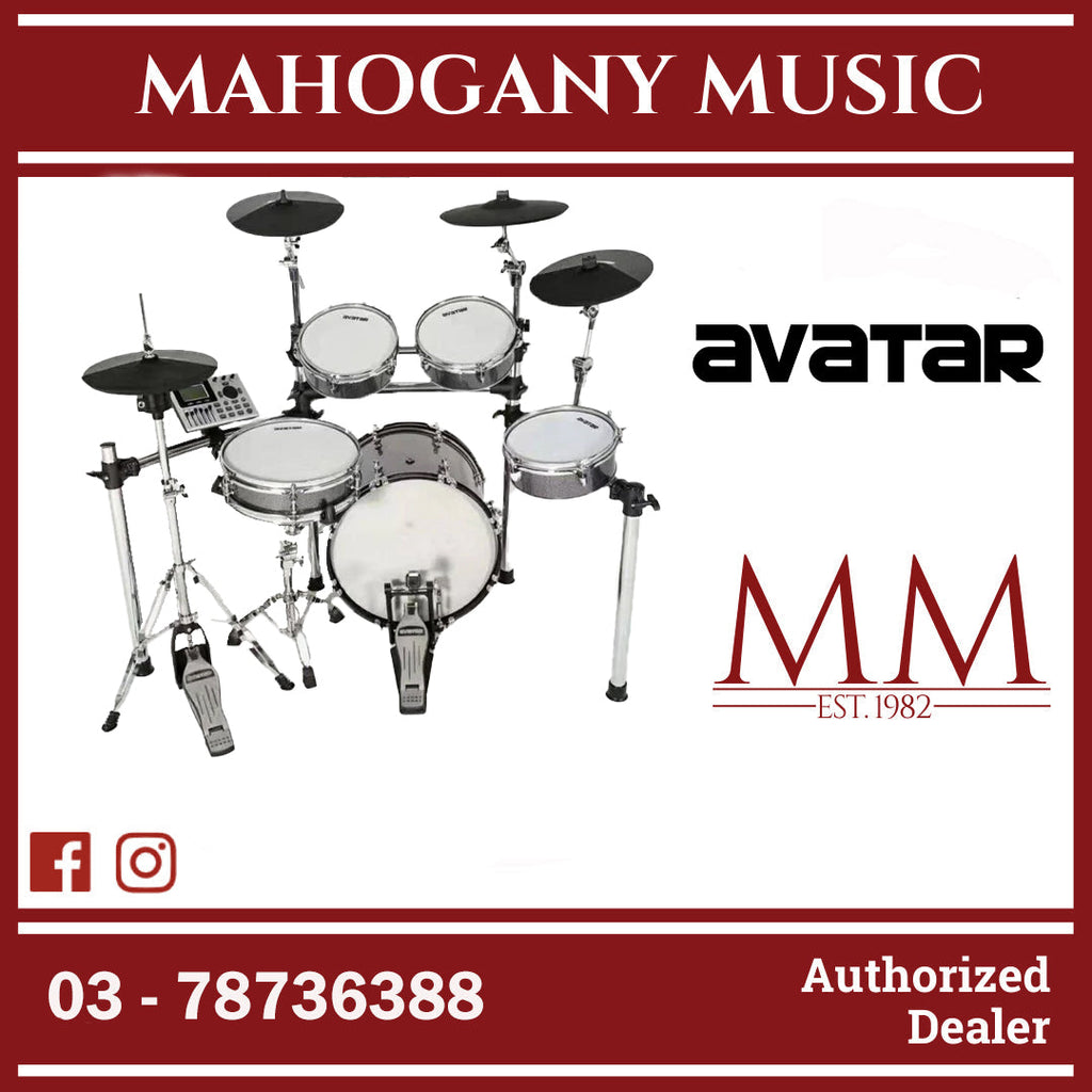 Avatar A71 9-Piece Mesh Kit Electric Drum Set with Shell (5pcs Drum Pa ...