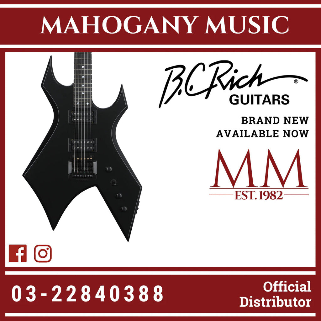 B.C. Rich Warlock Legacy with Kahler Electric Guitar - Black – Mahogany ...