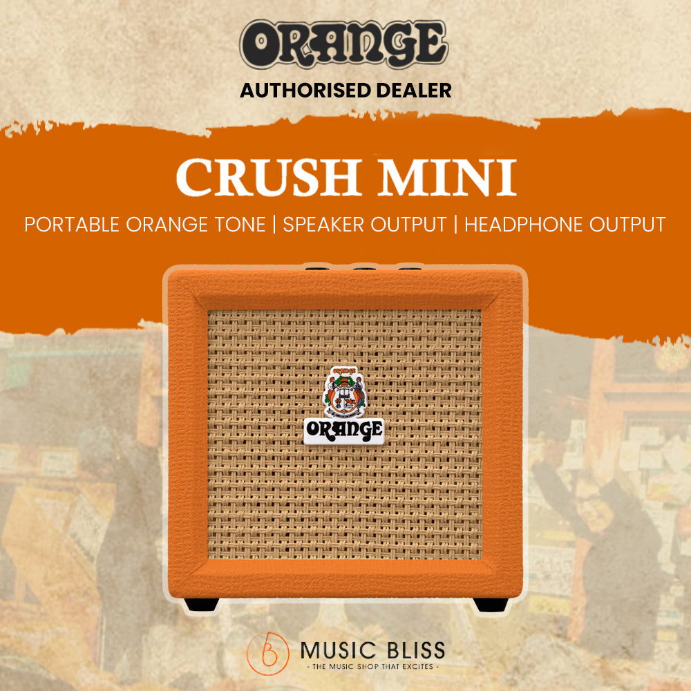 Orange Crush Mini 3-watt Micro Amplifier – Mahogany Music