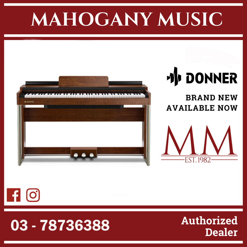 Donner EC3020 DDP-200 Graded Hammer Action Upright Digital Piano ...
