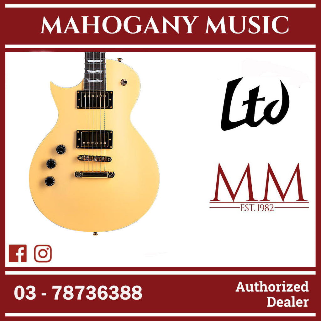 ESP LTD Eclipse EC-256 Left Handed Electric Guitar - Vintage Gold Sati ...