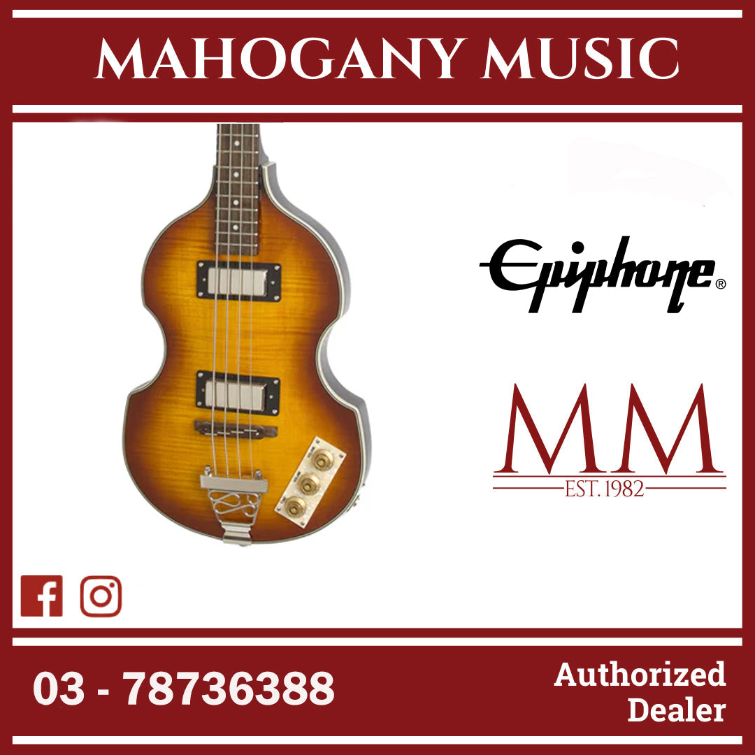 Epiphone Viola Bass Guitar - Vintage Sunburst – Mahogany Music