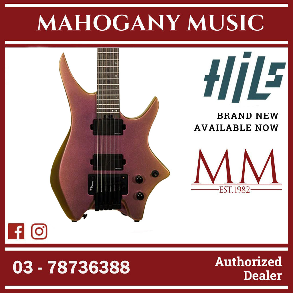 HILS NEXT Series Headless Guitar HN6 - Ultra Gold Chameleon – Mahogany ...