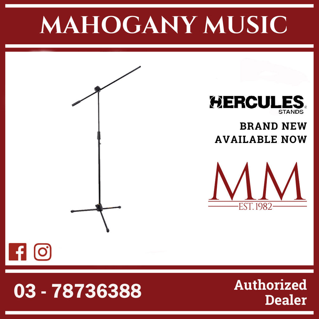 Hercules MS434B Quick Turn Tripod Microphone Stand with 3 In 1 Boom ...