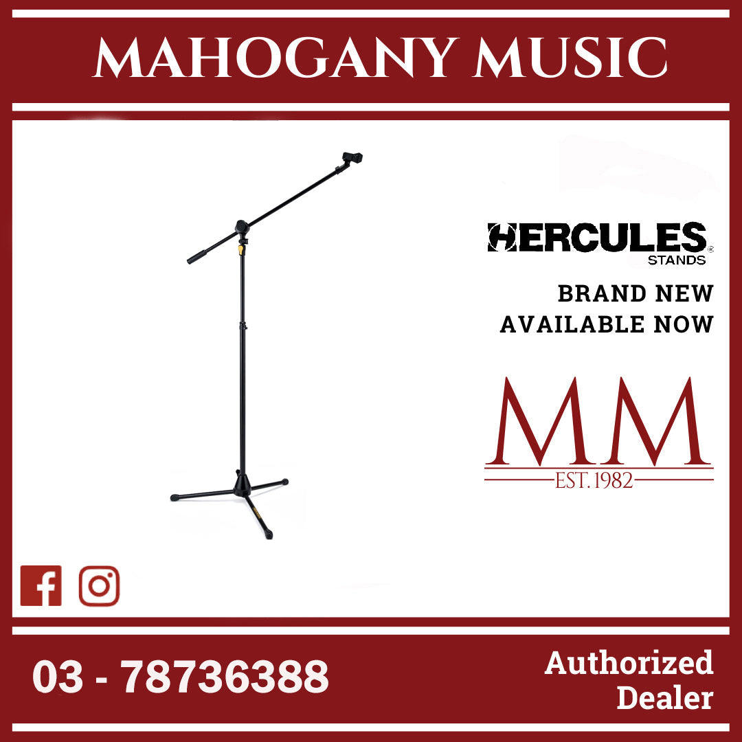 Hercules MS632B PLUS Ez Grip Height Adjustment Tripod Microphone Stand ...