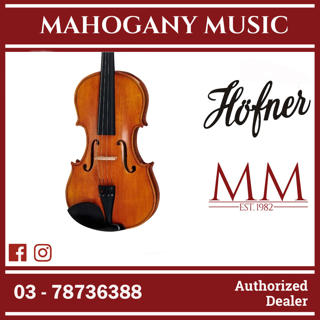 Hofner AS045 Solid Spruce Top Violin with Case - Size 1/4 , 1/2 , 4/4 ...