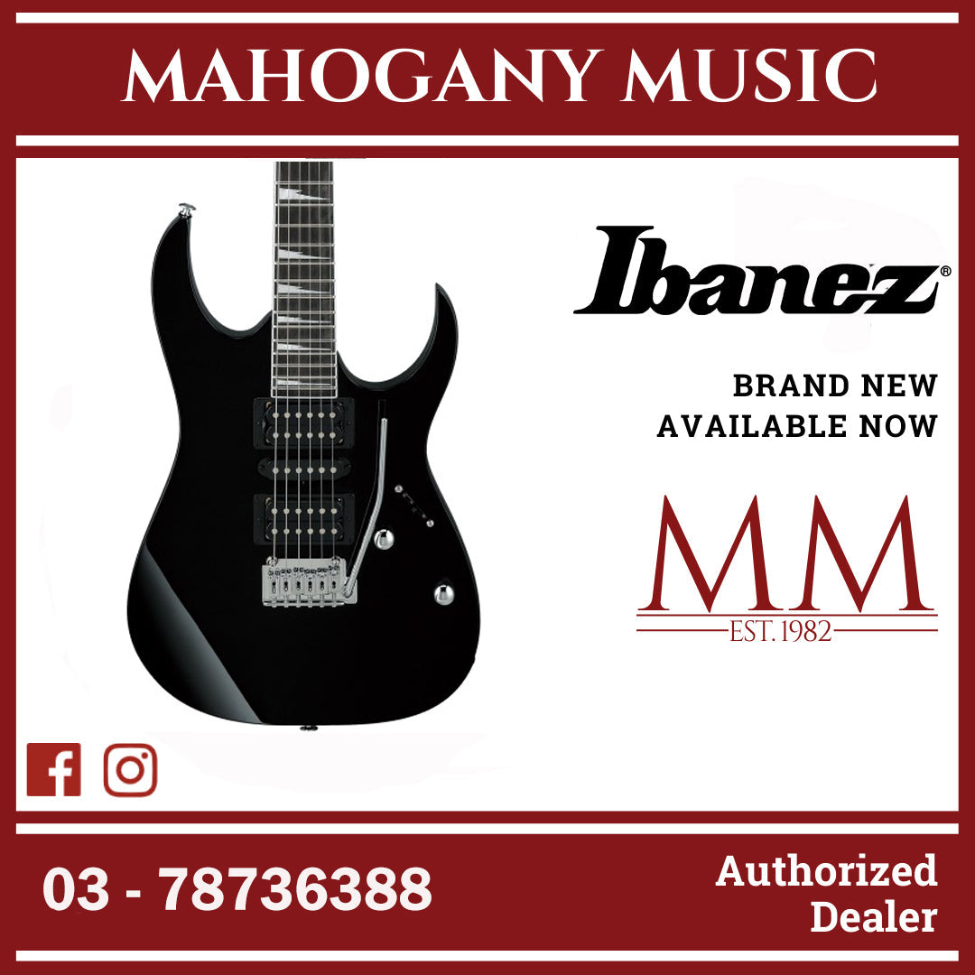 Ibanez GRG170DX-BKN RG GIO Series Electric Guitar, Black Night ...