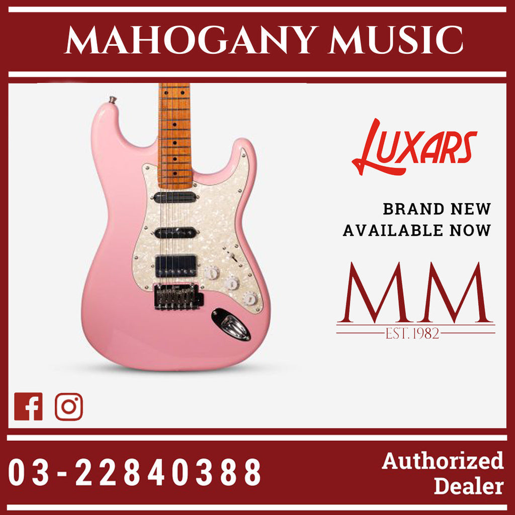 Luxars S-G20 SPI Shell Pink Electric Guitar – Mahogany Music