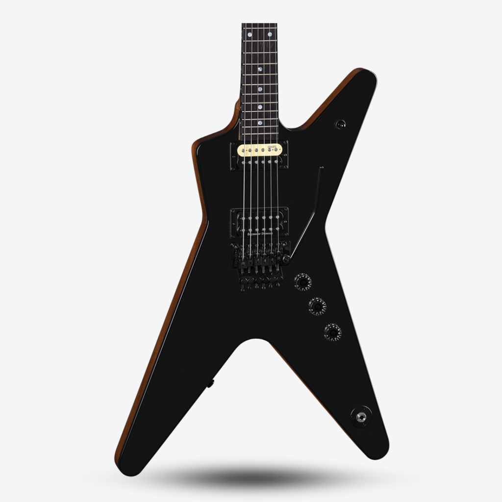 Dean ML 79 Floyd Electric Guitar – Classic Black – Mahogany Music
