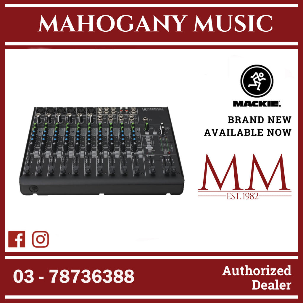 Mackie 1402VLZ4 14 Channel Compact Mixer – Mahogany Music