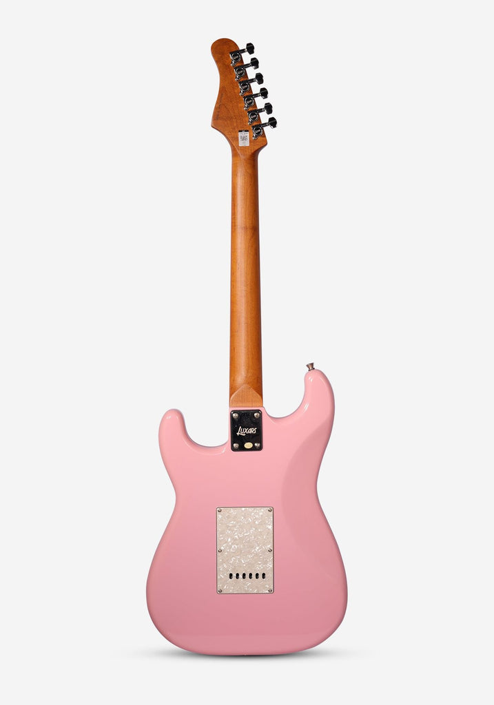 Luxars S-G20 SPI Shell Pink Electric Guitar – Mahogany Music