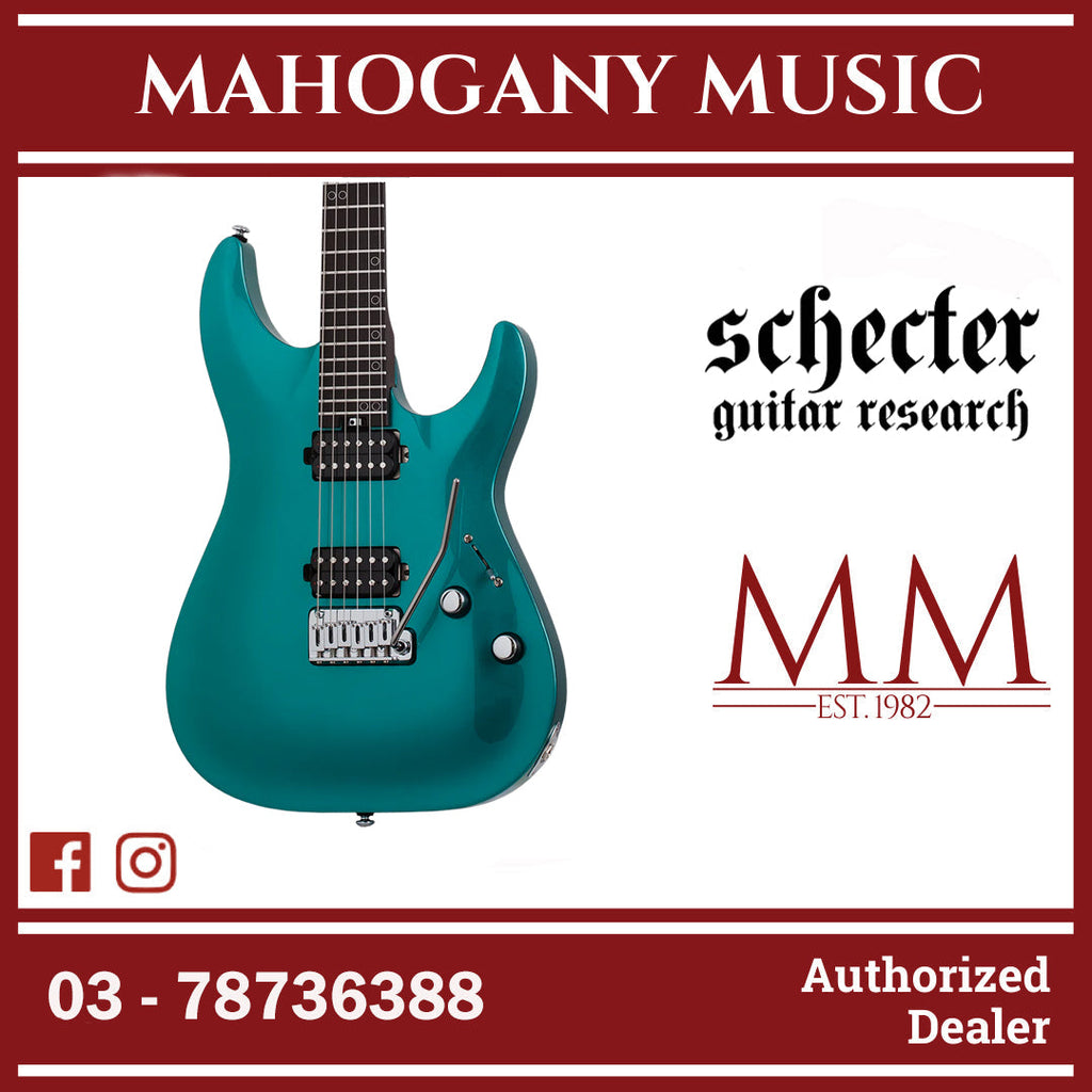 Schecter Aaron Marshall AM-6 Electric Guitar - Arctic Jade – Mahogany Music