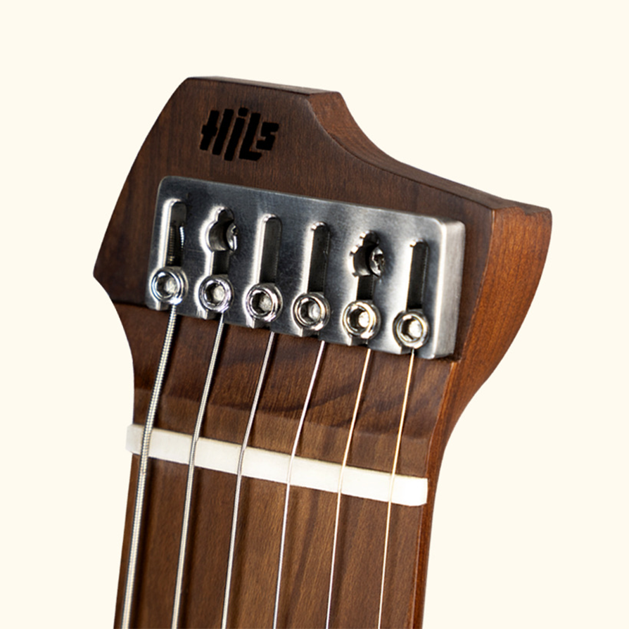 HILS NEXT Series Headless Guitar HN4 - Satin Summer Sand – Mahogany Music