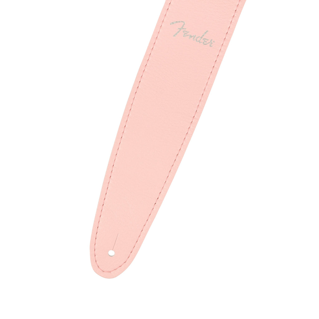 Fender Vegan Leather Guitar Strap, Shell Pink – Mahogany Music