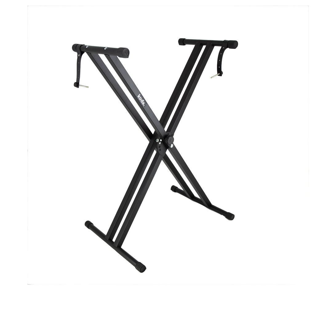 koda essential Double-X Keyboard Stand ONE – Mahogany Music