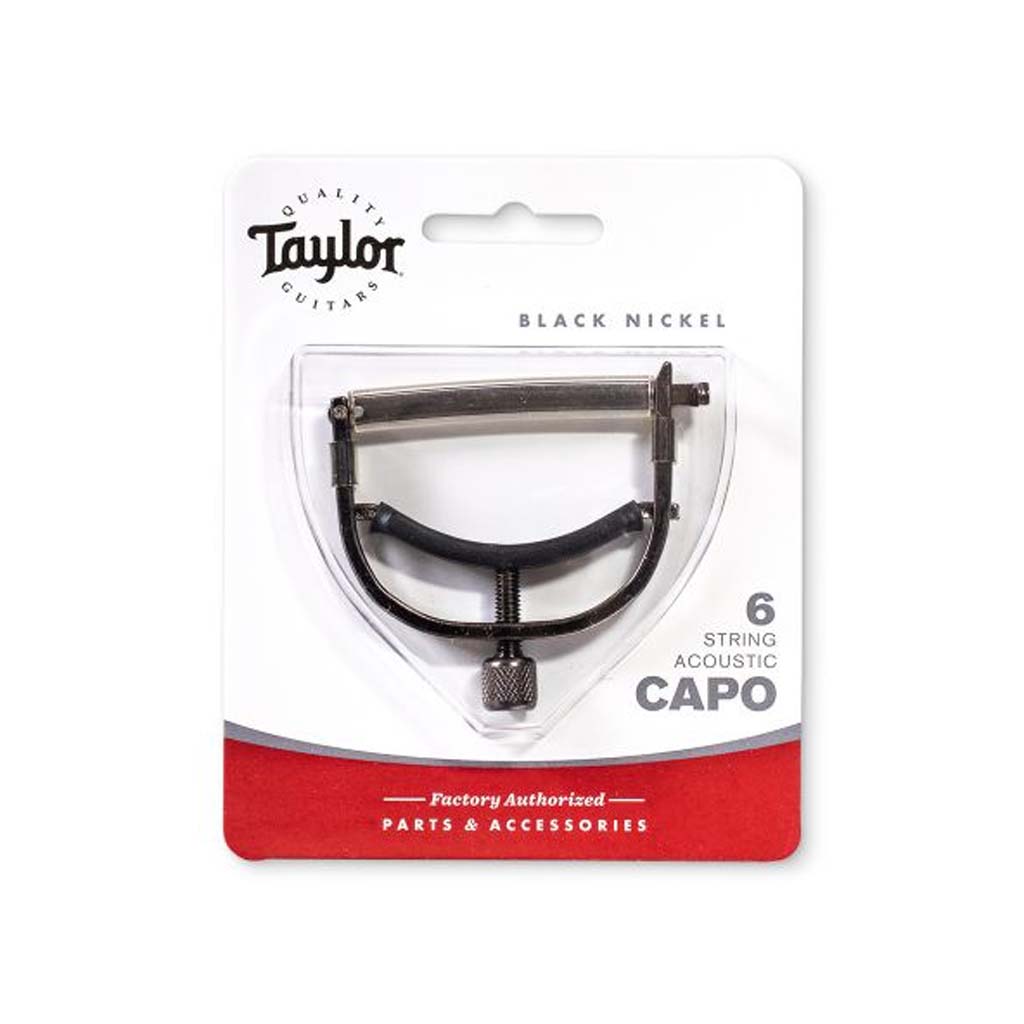 Taylor Capo, 6-String, Black Nickel – Mahogany Music