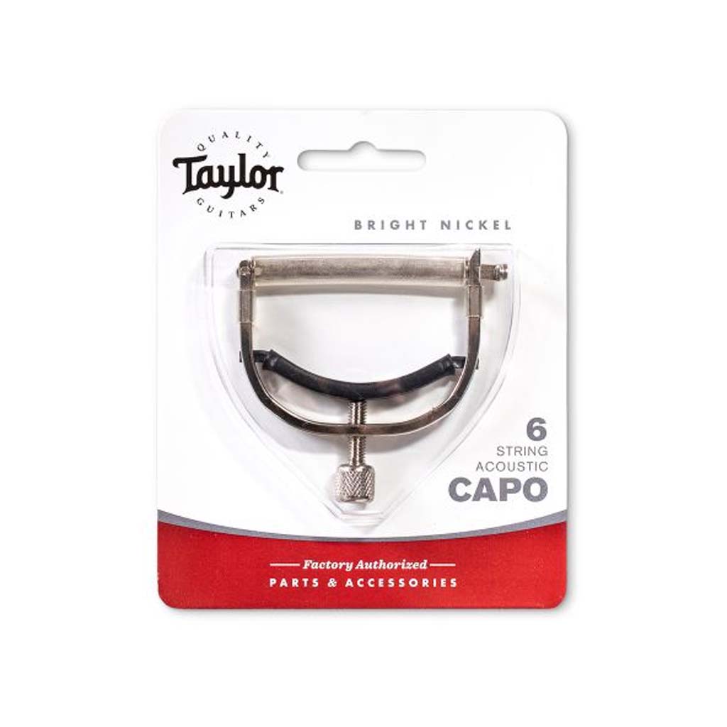 Taylor Capo, 6-String, Bright Nickel – Mahogany Music