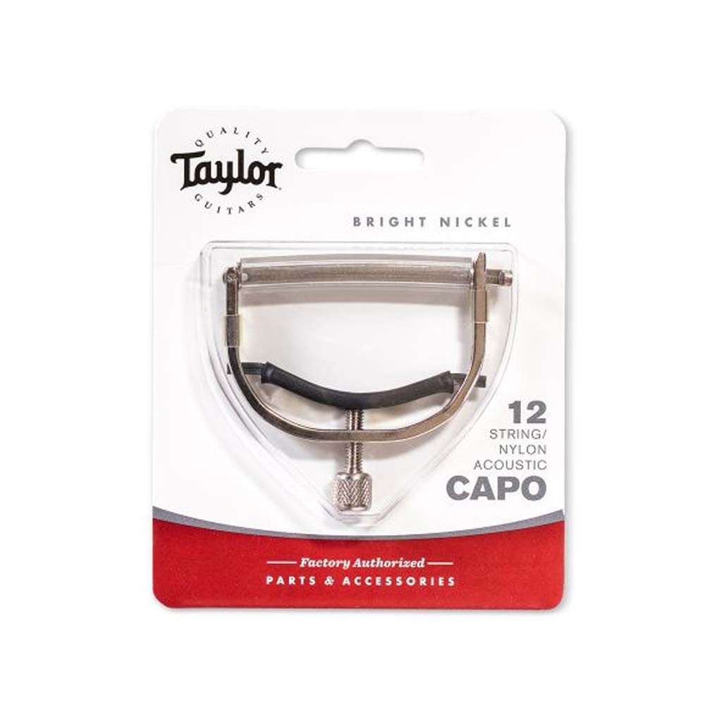 Taylor Capo, 12-String/Nylon, Bright Nickel – Mahogany Music