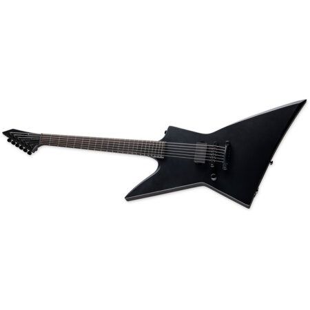 ESP LTD EX Black Metal Left Handed Electric Guitar - Black Satin ...