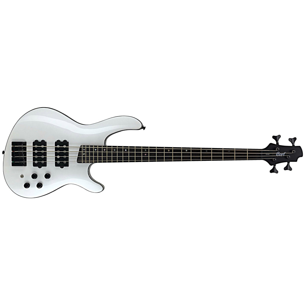 Cort C4H White Pearl Bass Guitar – Mahogany Music