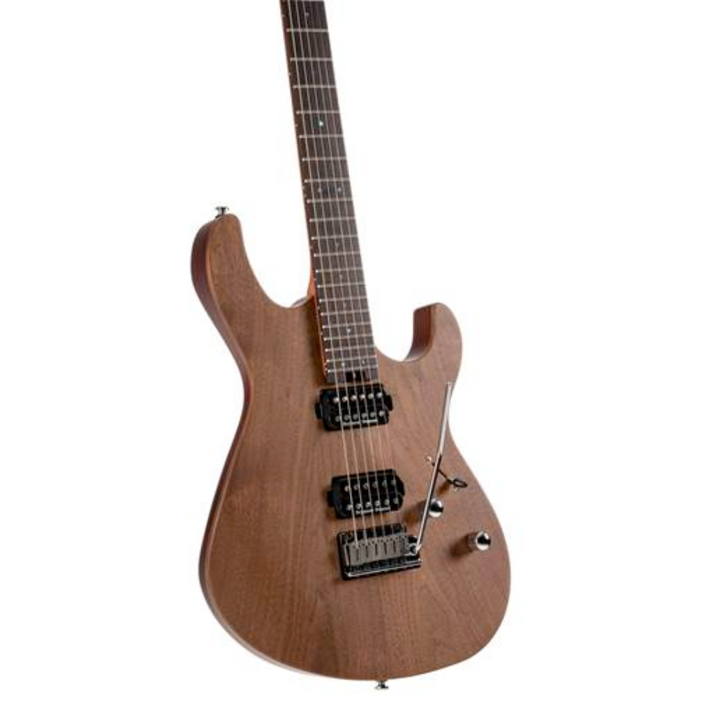 Cort G-300 Raw Natural Satin Electric Guitar W/Bag – Mahogany Music