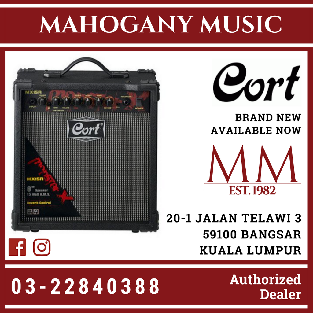 Cort MX15R 15W Amplifier – Mahogany Music