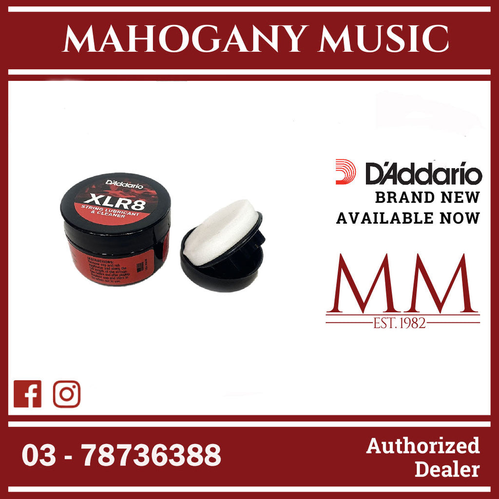 D'Addario PW-XLR8-01 String Cleaner and Lubricant – Mahogany Music