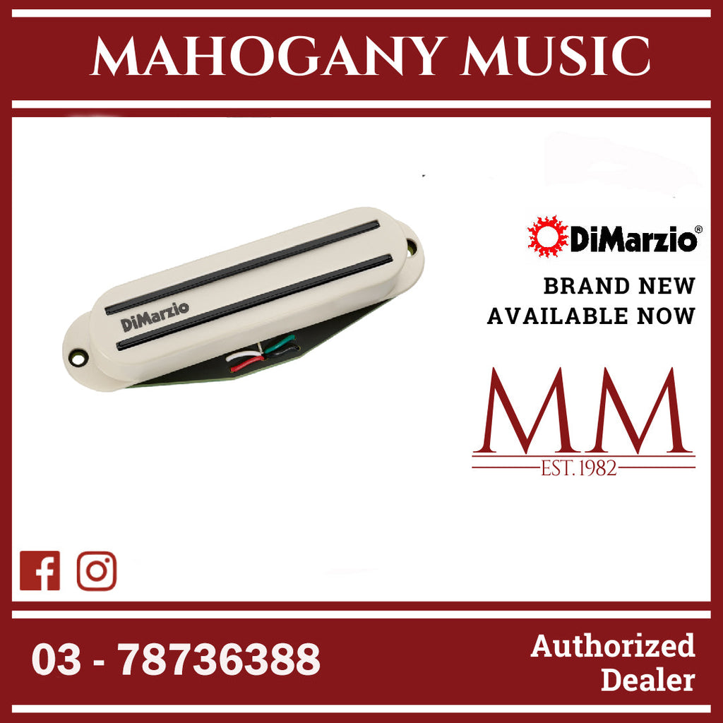 DiMarzio DP218AW Super Distortion Pickup, Aged White – Mahogany Music