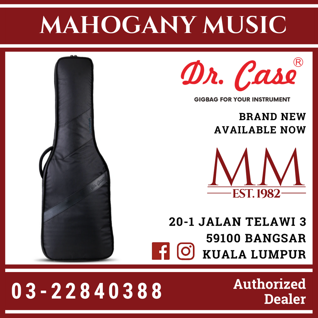 Dr. Case Hybrid Series Ele Guitar Bag (Black) – Mahogany Music