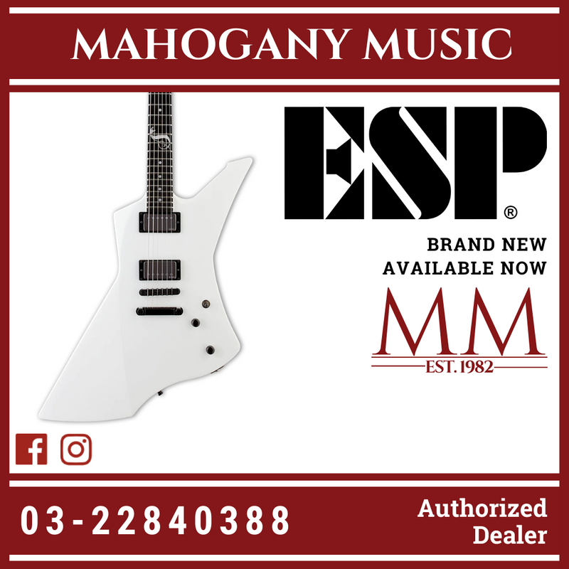 ESP James Hetfield Signature Snakebyte - Snow White [Made in Japan ...