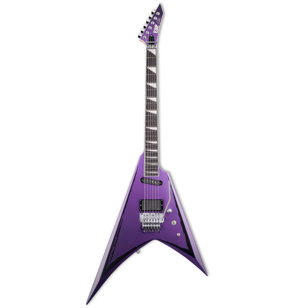ESP LTD Alexi Ripped Electric Guitar - Purple Fade Satin – Mahogany Music