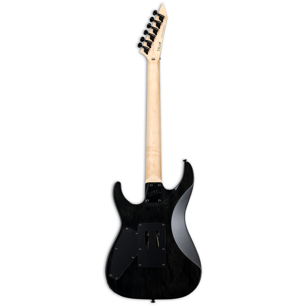 ESP LTD M-200FM Electric Guitar - Flame Maple Top - See Thru Black Ele ...