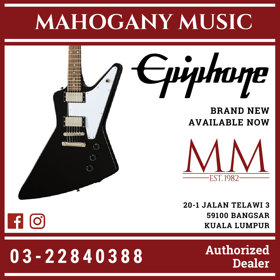 Epiphone Explorer "Inspired By Gibson" Electric Guitar - Ebony ...