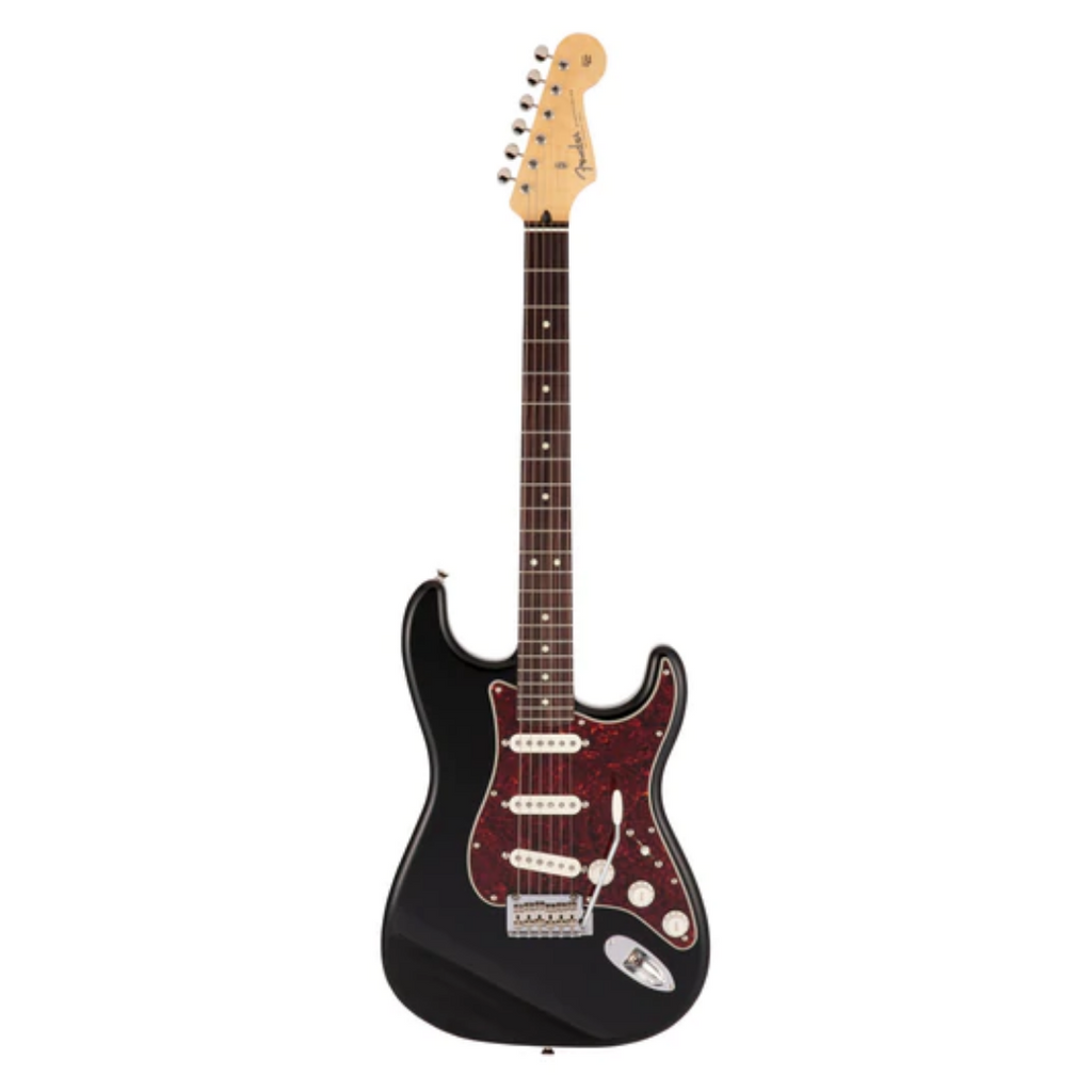 Fender Japan Hybrid II Stratocaster Electric Guitar, RW FB, Black ...