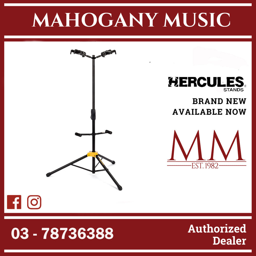 Hercules GS422B-Plus AGS Double Guitar Stand, Foldable Backrest ...
