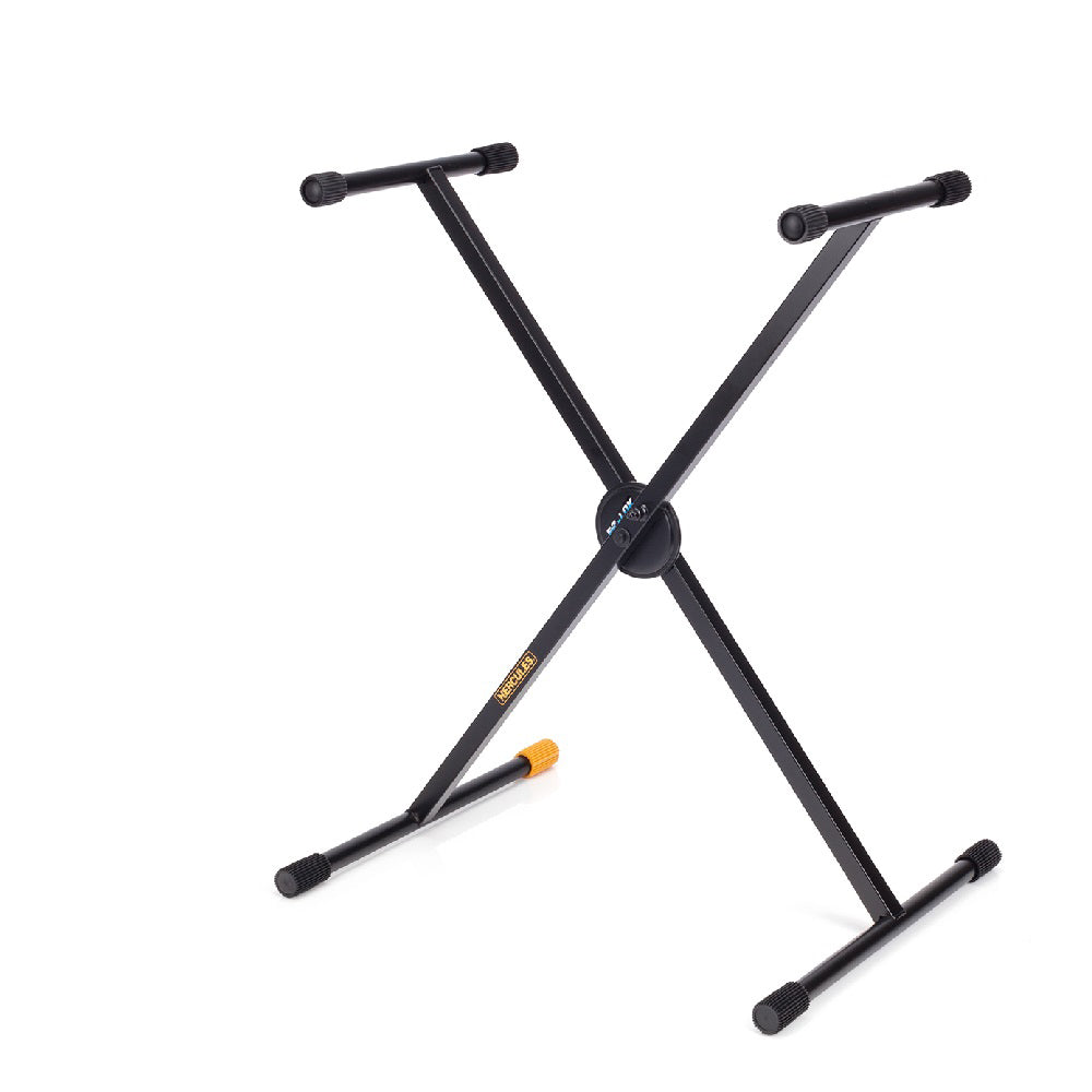 Hercules KS110B Single X Keyboard Stand – Mahogany Music