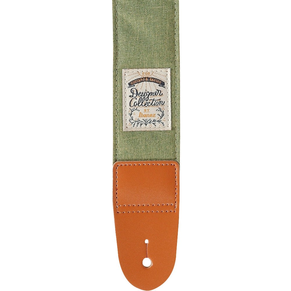 Ibanez DCS50D-MGN Designer Collection Guitar Strap, Moss Green ...