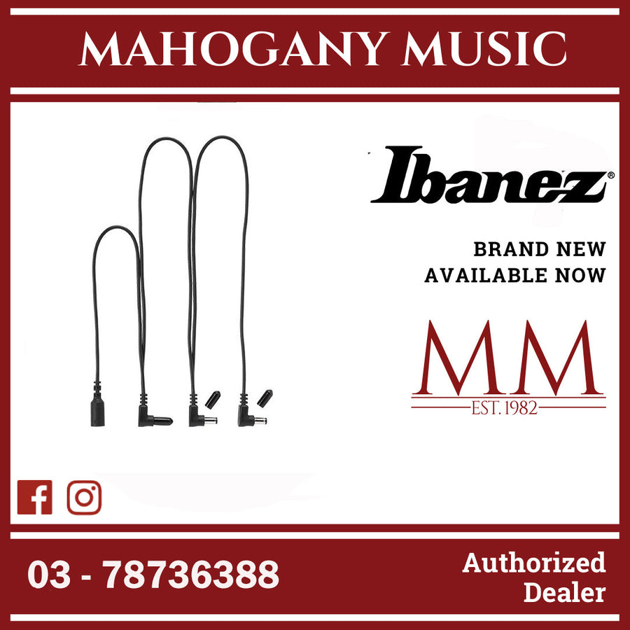 Ibanez DC301L DC Daisy Chain Cables – Mahogany Music