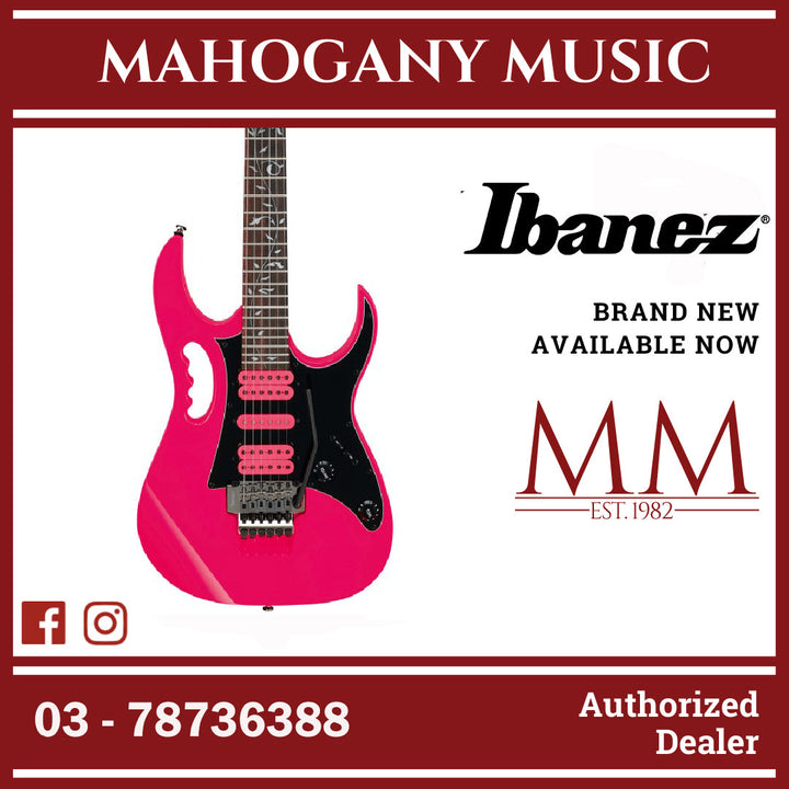 Ibanez JEMJRSP-PK Steve Vai Signature JEM Series Electric Guitar, Pink ...