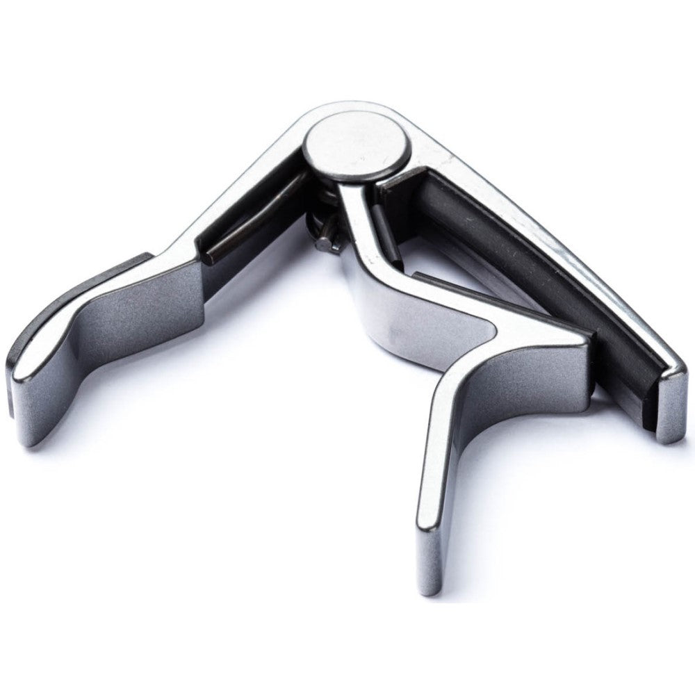 Dunlop 83CS Curved Trigger Acoustic Guitar Capo, Smoked Chrome ...