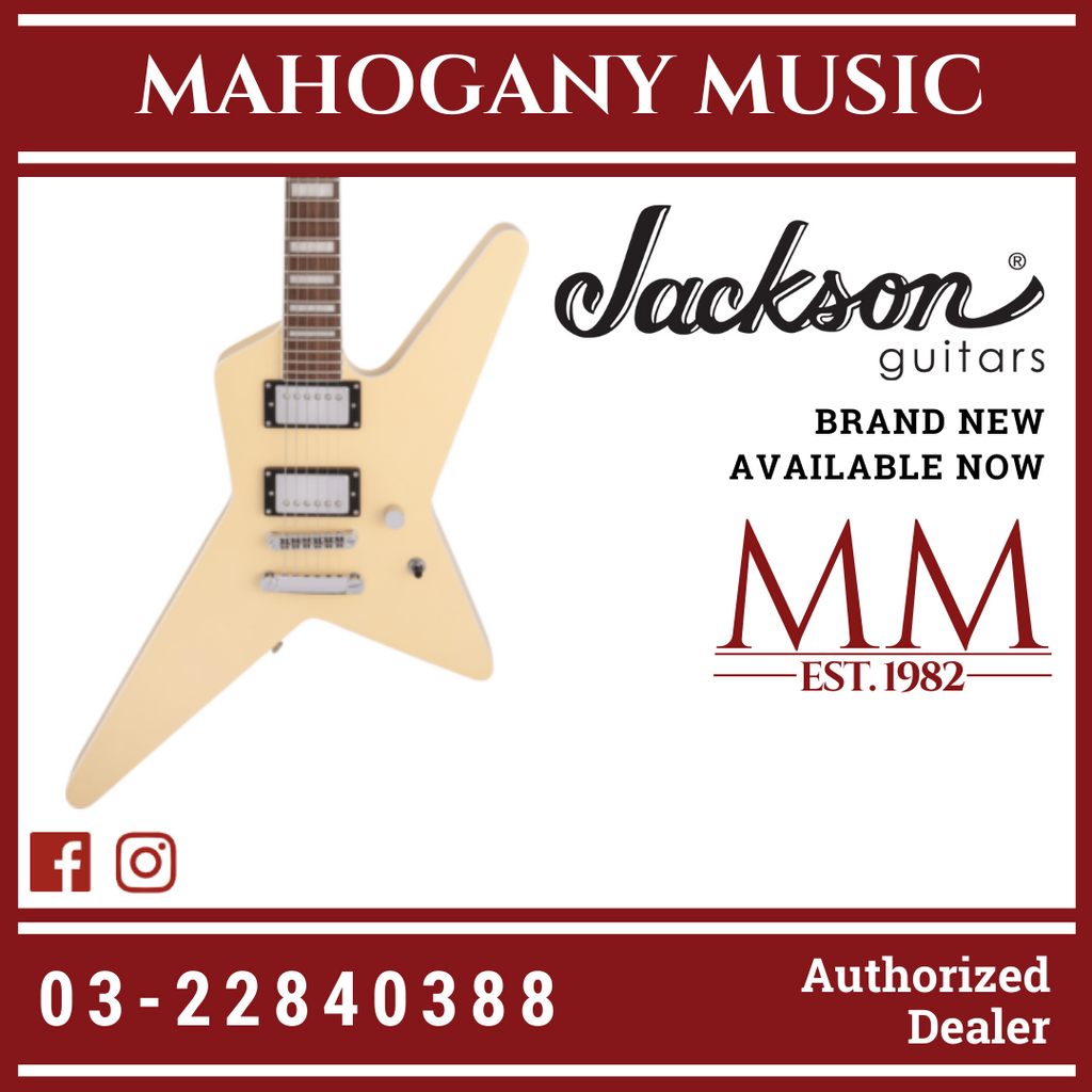 Jackson Pro Series Gus G. Signature Star Electric Guitar, Ivory ...