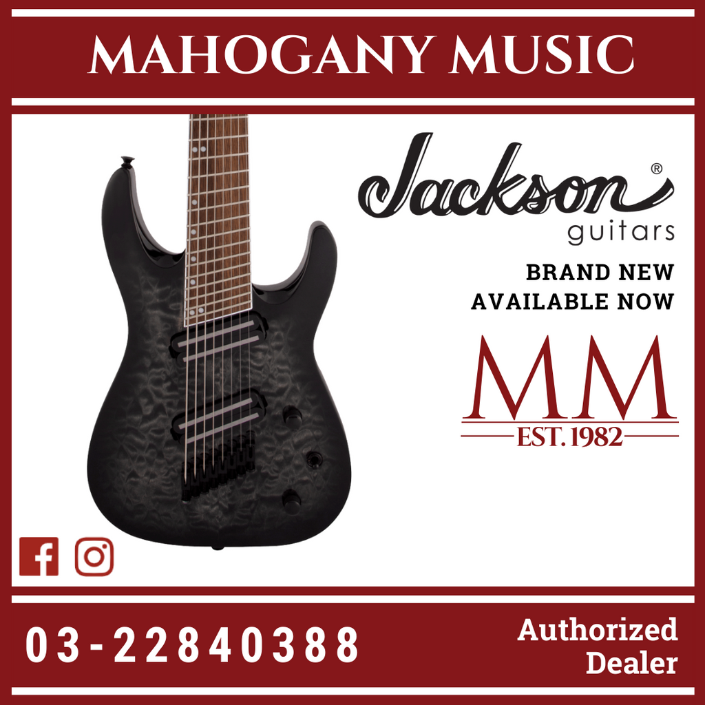 Jackson X Series Soloist Arch Top SLATX8Q Multi-Scale Electric Guitar ...